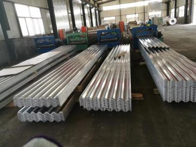 China 0.5mm Thickness Corrugated Galvanised Steel Sheets S250GD+Z  G550 SGCC Roofing Sheet With Width1000mm for sale