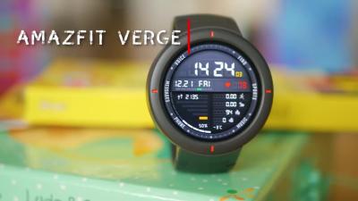 China Amazfit Verge Smart Watch IP68 Waterproof AMOLED Screen Smart Sports Heart Rate Smartwatch Amazfit for sale