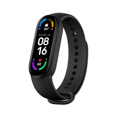 China Original Xiaomi Mi band6 1.56 Inch Heart Rate Monitor Fitness Waterproof Sports Xiaomi Mi Band 6 Global Version 2021 for sale