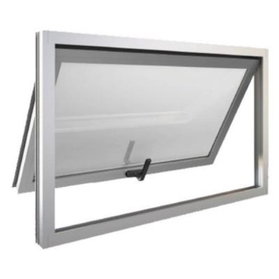 China Soundproof Thermally Broken Aluminum Casement Window 1200mm x 1500mm Top Hung Residential Commercial for sale