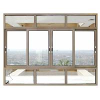China Aluminum Sliding Door Double Glazed 1.2mm-1.6mm Profile Heat Insulation Energy Saving Window for sale
