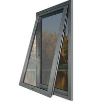 China 1.4-2.0mm Aluminum Casement Window Modern Top Hung Awning Window 3500Pa Wind Resistance for sale