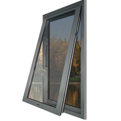 China 1.4-2.0mm Aluminum Casement Window Modern Top Hung Awning Window 3500Pa Wind Resistance for sale