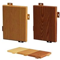 China Indoor Outdoor Wood Grain Aluminum Panel 6063-T5 PVDF Coated for Commercial Buildings for sale