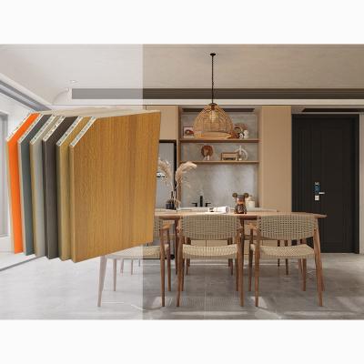 China Shockproof Wood Grain Aluminum Honeycomb Panel 9-22mm Metal Sandwich for Living Room for sale