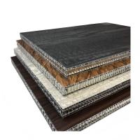 China Shockproof Wood Grain Aluminum Honeycomb Panel 9-22mm Metal Sandwich for Living Room for sale