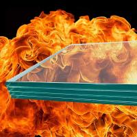 China 120 Minute Fireproof Glass Windows Fire Scratch Resistant Architectural for sale