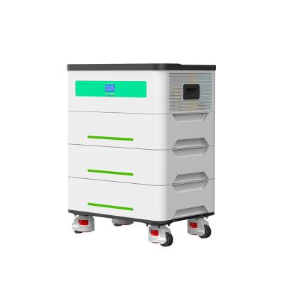 China 10kWh 51.2V LiFePO4 Residential Energy Storage Battery with 5kW Hybrid Inverter for sale