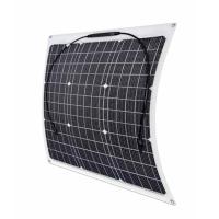 China 50W Flexible Solar Panel 17.7V Monocrystalline IP67 for RV Boat Off Grid for sale