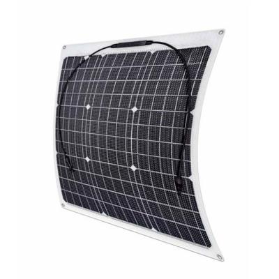 China 50W Flexible Solar Panel 17.7V Monocrystalline IP67 for RV Boat Off Grid for sale