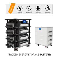 China 20kWh 51.2V LiFePO4 Solar Battery 400Ah 20.48kWh Stackable Energy Storage for sale