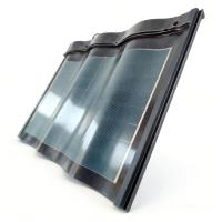 China 25W 10.30V Triple Curve BIPV Solar Roof Tile Monocrystalline Half Cell Module for sale