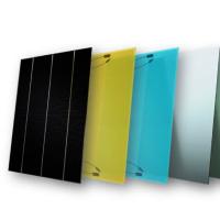 China 240W CdTe Thin Film BIPV Solar Glass Curtain Wall Building Integrated Photovoltaic Panel for sale