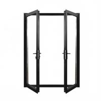 China Modern Aluminum Casement Window Double Glass 1200mm x 1500mm Office Flush Aluminium Window for sale