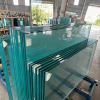 China Clear Tempered Laminated Safety Glass 6mm to 12mm Custom Sizes for Building Windows Balcony Railing for sale