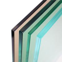 China Clear Tempered Laminated Safety Glass 6mm to 12mm Custom Sizes for Building Windows Balcony Railing for sale