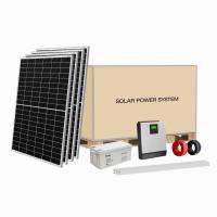 China 6.2KW Off-Grid Home Solar Energy Storage System with Hybrid MPPT Inverter & 10KWh LiFePO4 Battery for sale