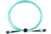 China OM3 MPO / MTP To MPO / MTP Fiber Patch Cord 12 Core Multi Mode for sale