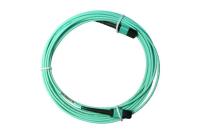 China Data Transmission Fiber Optic Patch Cord / 12 Core Singlemode Cable 5M Length MPO LC Connector for sale