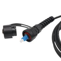 China Military Type A Tactical Rugged Connector / Outdoor Fiber Optic Patch Cable / Digital Fiber Optic Cable for sale