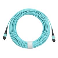 China 8-144 Fibers Senko MPO OM3 Multimode Trunk Cable With LSZH Jacket for sale