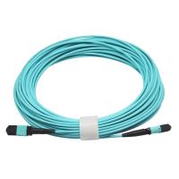 China 8-144 Fibers Senko MPO OM3 Multimode Trunk Cable With LSZH Jacket for sale