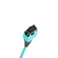 China 24 Fibers MPO OM3 Multimode Trunk Cable 1m 2m 3m Length for sale