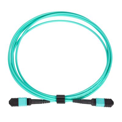 China 24 Fibers MPO OM3 Multimode Trunk Cable 1m 2m 3m Length for sale