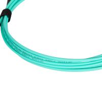 China Multimode 50/125 OM3 MPO Fiber Patch Cord Female Connectors 12 cores for sale