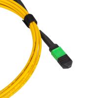 China 24 Fibers MPO APC Female to APC Female OS2 Trunk Cable Single Mode for sale