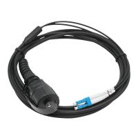 China Outdoor Armored Fiber Optic Cable / With IP67 ODVA Waterproof Connector /Tactical Fiber Optic Cable for sale