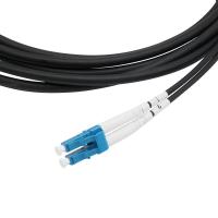 China Outdoor Armored Fiber Optic Cable / With IP67 ODVA Waterproof Connector /Tactical Fiber Optic Cable for sale