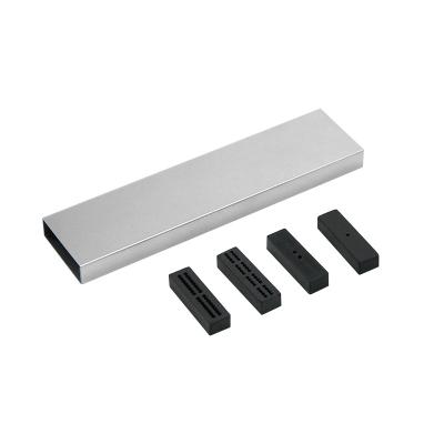 China High Stability 304 Stainless Steel Pipe For Plc Fiber Splitter Size 4x12x80mm for sale