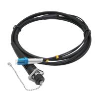 China ODC Female LC/UPC Waterproof Connector Outdoor Armored Fiber Optic Armored Cable for sale