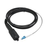 China PDLC Outdoor Armored Fiber Optic Cable Waterproof Cable Connector IP68 for sale