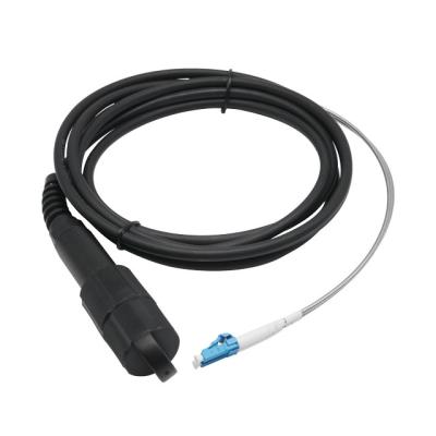 China PDLC Outdoor Armored Fiber Optic Cable Waterproof Cable Connector IP68 for sale
