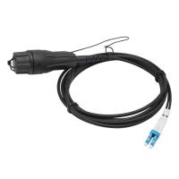 China Fullaxe LC/UPC Outdoor Armored Fiber Optic Armored Cable for sale