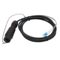 China Outdoor Armored Fiber Optic Cable Fullaxe LC/UPC Waterproof Connector for sale