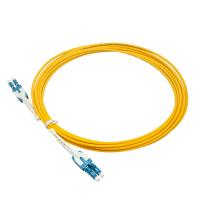 China 5 meter LC/LC - UPC - Singlemode - Uniboot with Pull Push Tab- Duplex OFNR Fiber Optic Patch Cable for sale