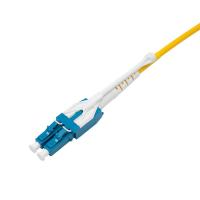 China 5 meter LC/LC - UPC - Singlemode - Uniboot with Pull Push Tab- Duplex OFNR Fiber Optic Patch Cable for sale