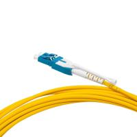 China 5 meter LC/LC - UPC - Singlemode - Uniboot with Pull Push Tab- Duplex OFNR Fiber Optic Patch Cable for sale