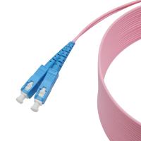 China Duplex Simplex OS2 Single Mode Fiber Optic Patch Cable SC/UPC to SC/UPC for sale
