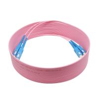 China Duplex Simplex OS2 Single Mode Fiber Optic Patch Cable SC/UPC to SC/UPC for sale
