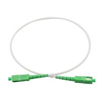 China Simplex OS2 Single Mode Fiber Optic Patch Cord SC APC to SC APC for sale