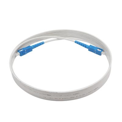 China SC/UPC to SC/UPC Simplex OS2 PVC Fiber Optic Patch Cable Single Mode for sale