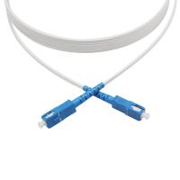 China SC/UPC to SC/UPC Simplex OS2 PVC Fiber Optic Patch Cable Single Mode for sale