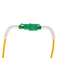 China Flexible angle boot LC/APC to LC/APC Fibre Patch Cords Simplex SM G.652.D duplex(LSZH),3M for sale
