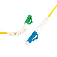 China (Flex Angle Boot) LC/UPC To LC/APC Fibre Patch Cords OD2.0mm Simplex SM G.657A1 Simplex (LSZH) 3M for sale