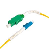China (Flex Angle Boot) LC/UPC To LC/APC Fibre Patch Cords OD2.0mm Simplex SM G.657A1 Simplex (LSZH) 3M for sale