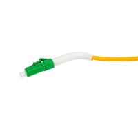 China (Angle Boot 45°) LC/APC To LC/APC Fibre Patch Cords OD3.0mm Simplex SM G.657A1 Simplex (LSZH) 3M for sale